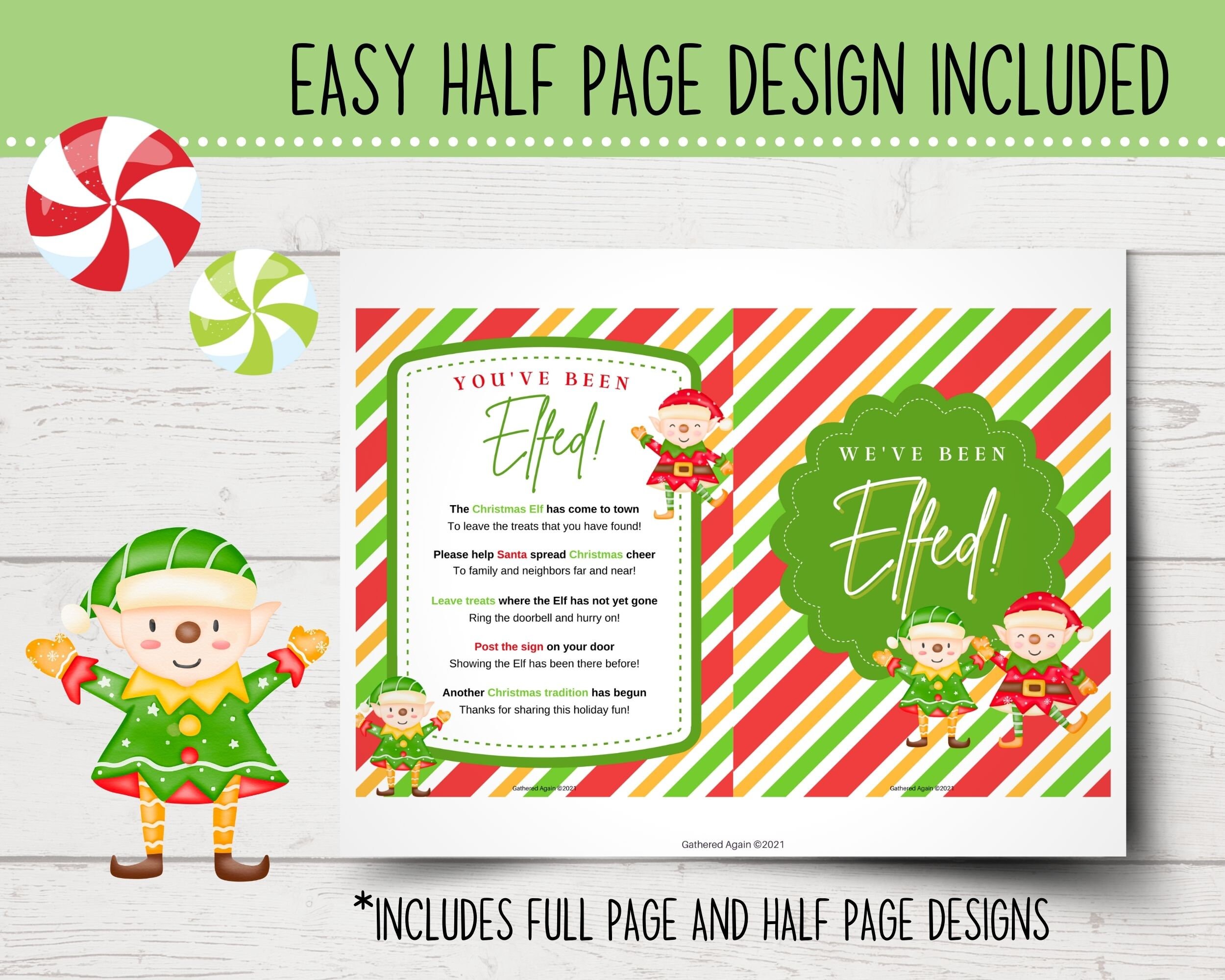 Christmas You've Been Elfed Printable You've Been Jingled Printable You ...