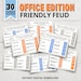 Office Edition Feud Game | Printable Office Family Feud-style Game ...