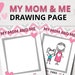 Printable My Mom and Me Drawing Page for Kids | Mother's Day Gifts for ...
