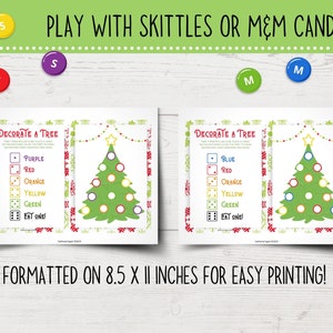 Decorate A Christmas Tree Dice Game | Roll A Christmas Tree | Christmas ...