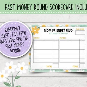 Mom-edition Friendly Feud Game | Mother's Day Family Feud Style Game ...