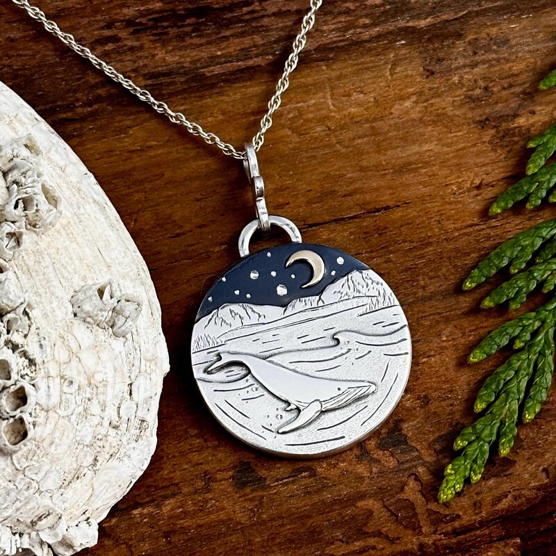 Whale Jewelry - Etsy