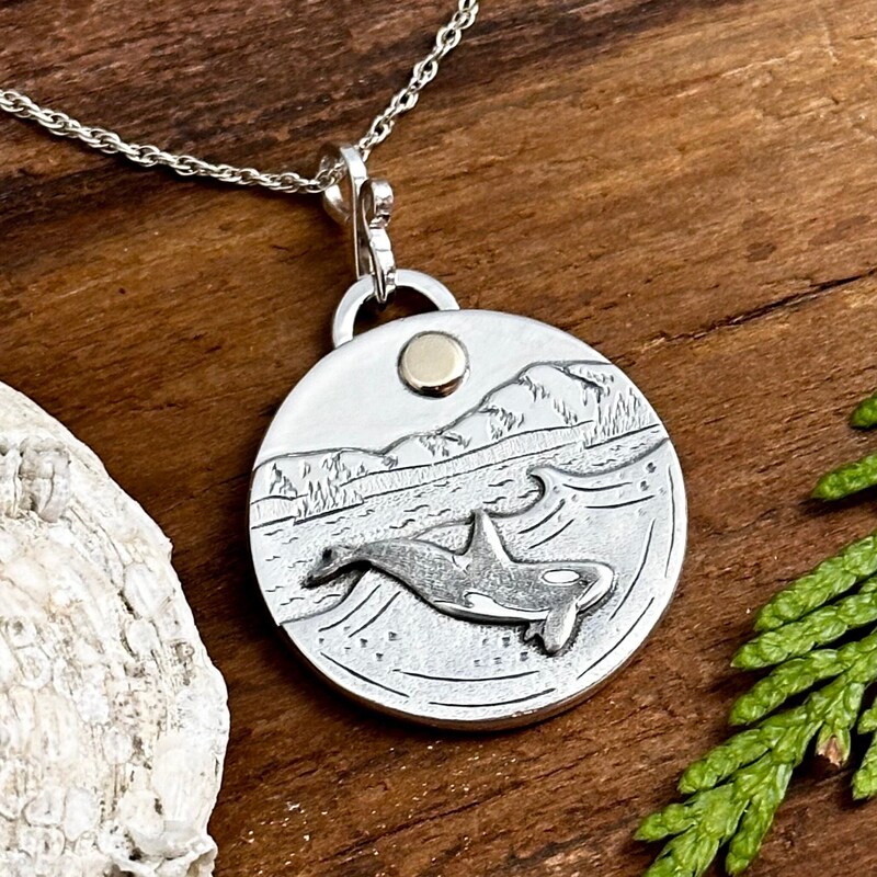 Orca Pendant - Etsy