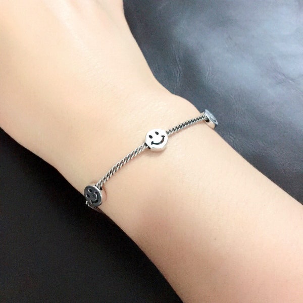 Smile Face Bracelet - Etsy