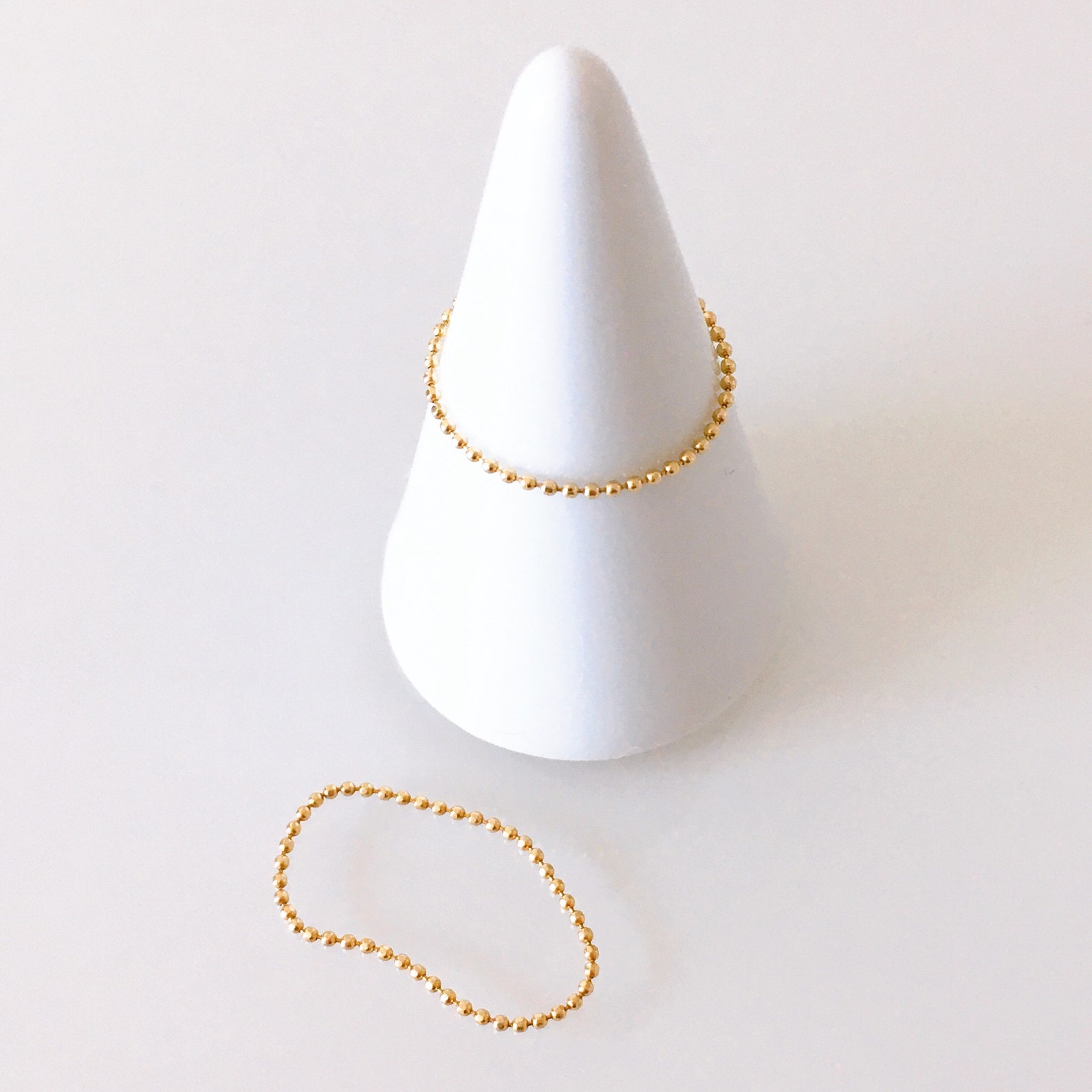 Beads Ball Chain 1mm Tiny Beads Ball Chain Link Ring - Etsy