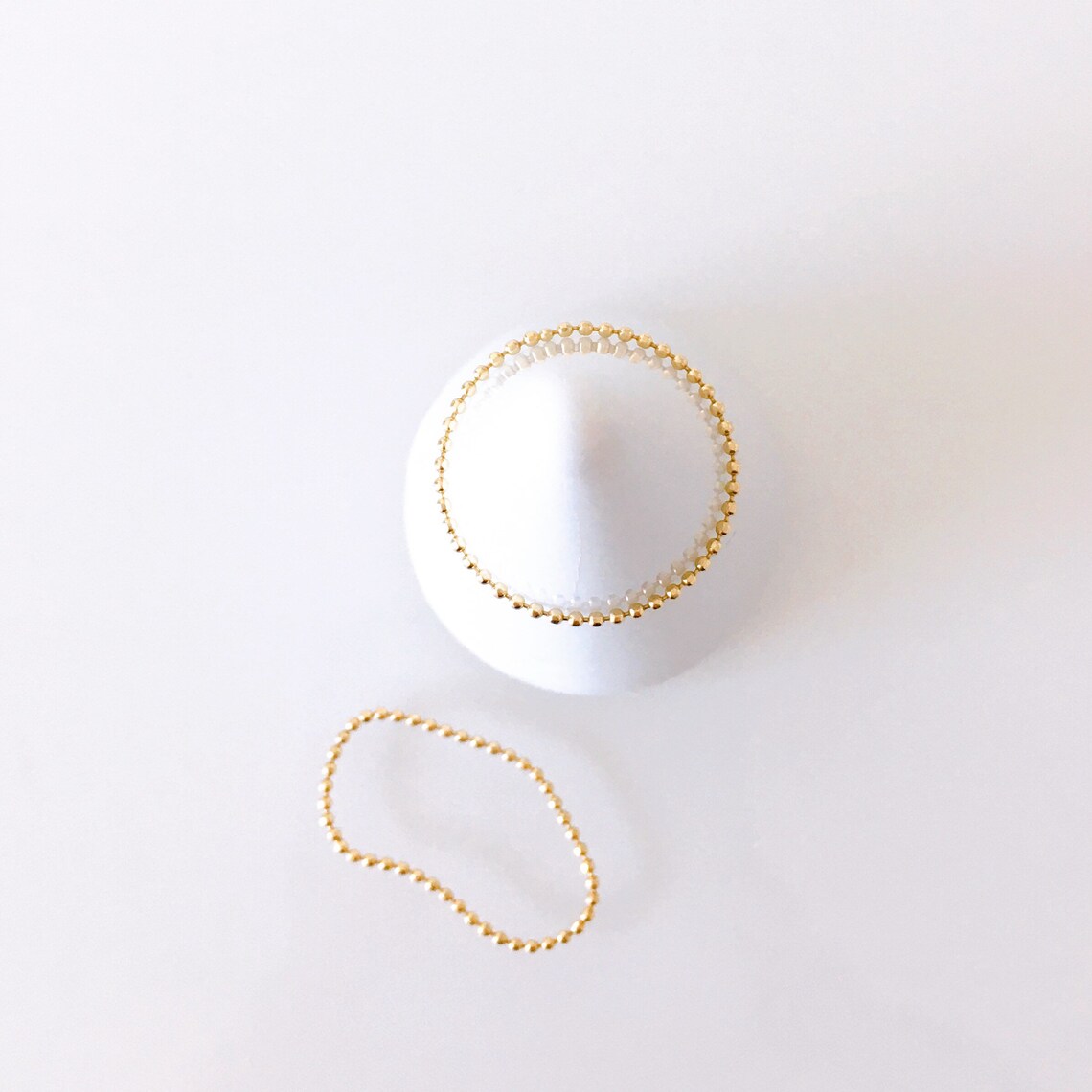 Beads Ball Chain 1mm Tiny Beads Ball Chain Link Ring - Etsy