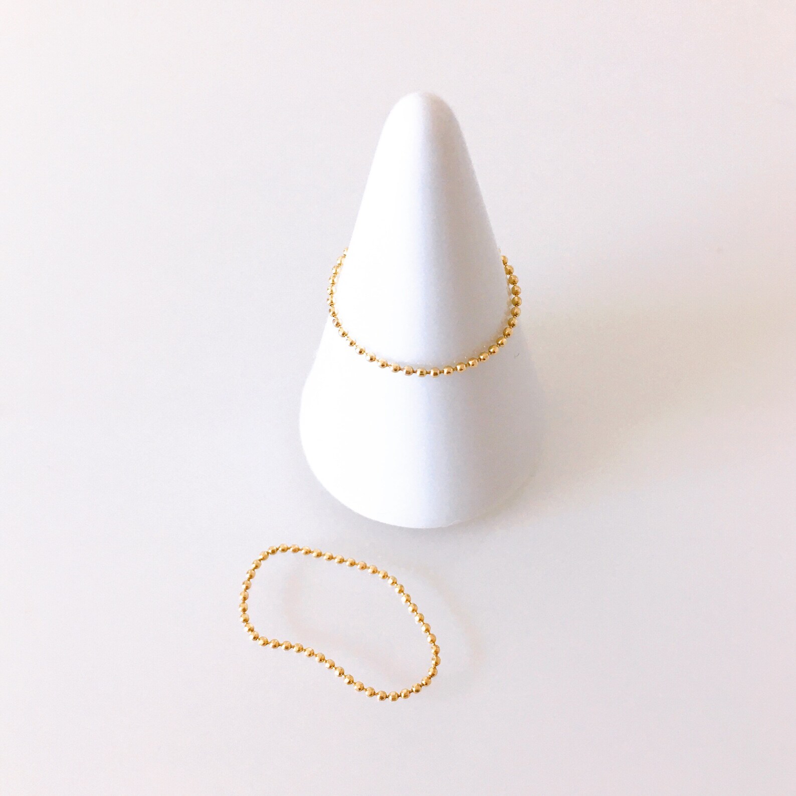 Beads Ball Chain 1mm Tiny Beads Ball Chain Link Ring - Etsy