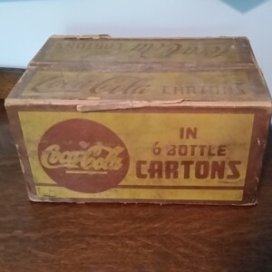 Coke ** Coca Cola ** Box ** Crate ** Advertising - Etsy