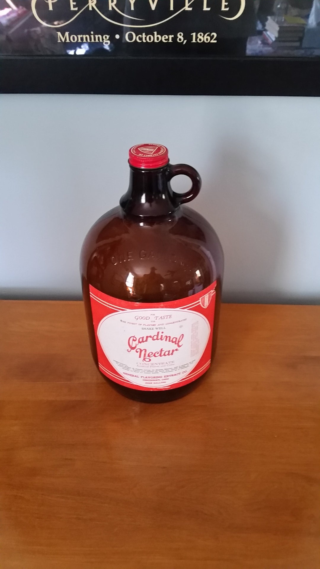 1957 Cardinal Nectar Concentrate Bottle - Etsy