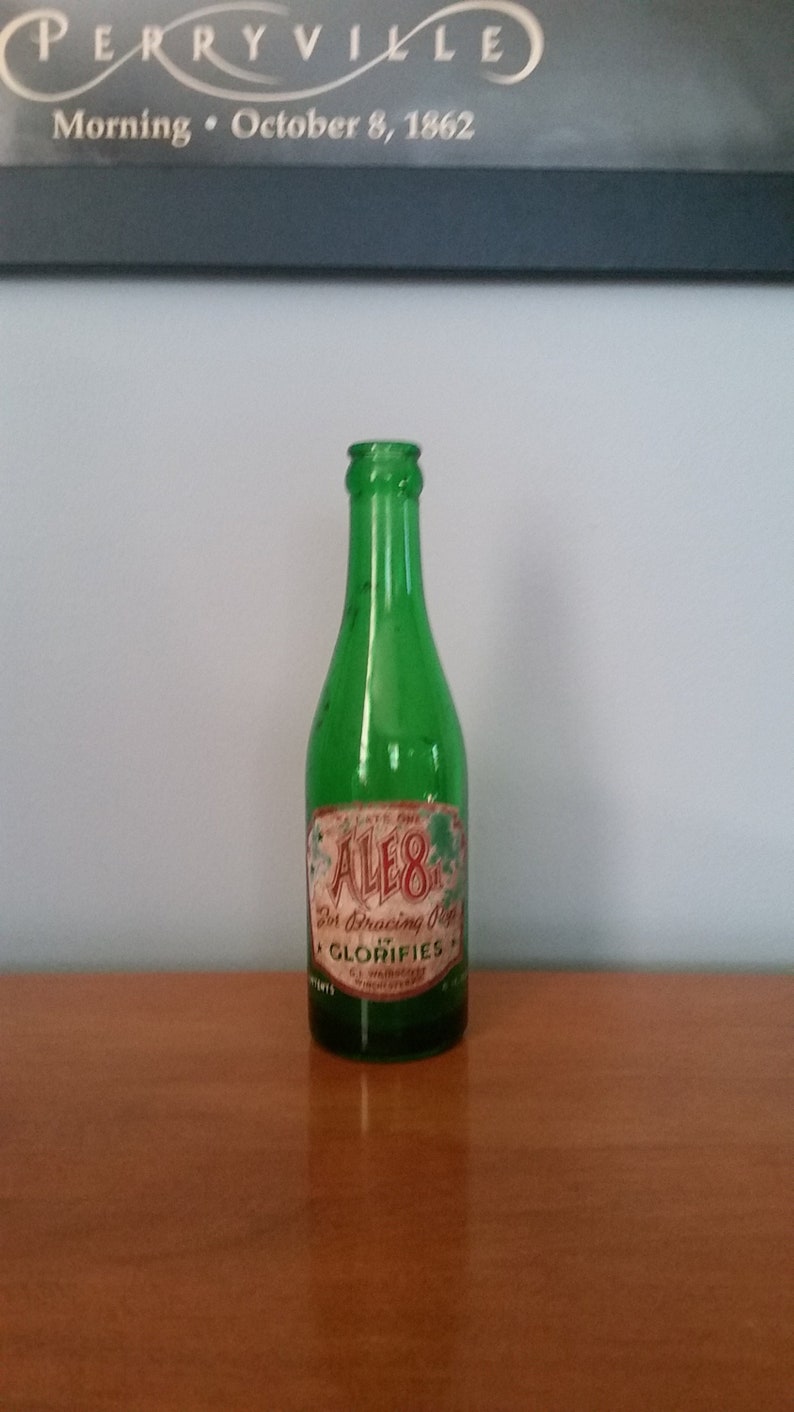 Vintage Ale 8 One Soda Bottle 1959 - Etsy