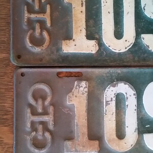 1921 Ohio License Plates - Etsy
