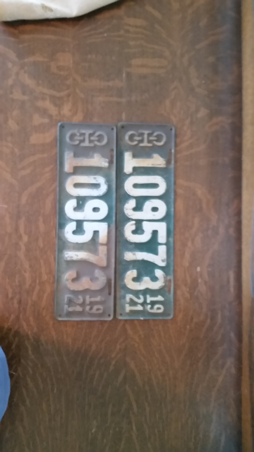 1921 Ohio License Plates - Etsy