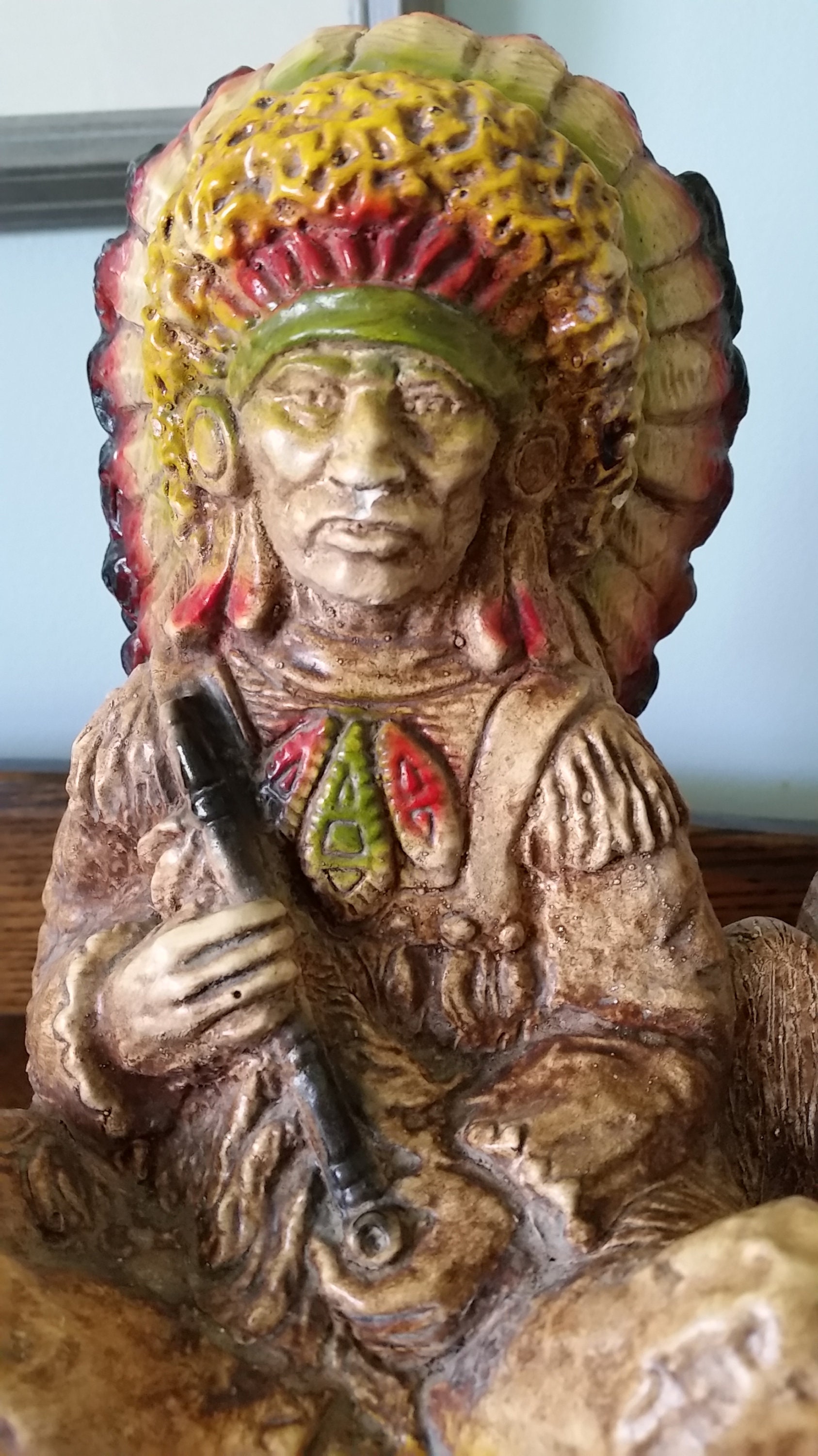 Lanshire Native American Indian Clock - Etsy