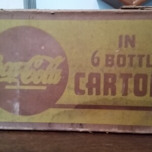 Coke Coca Cola Box Crate Advertising - Etsy
