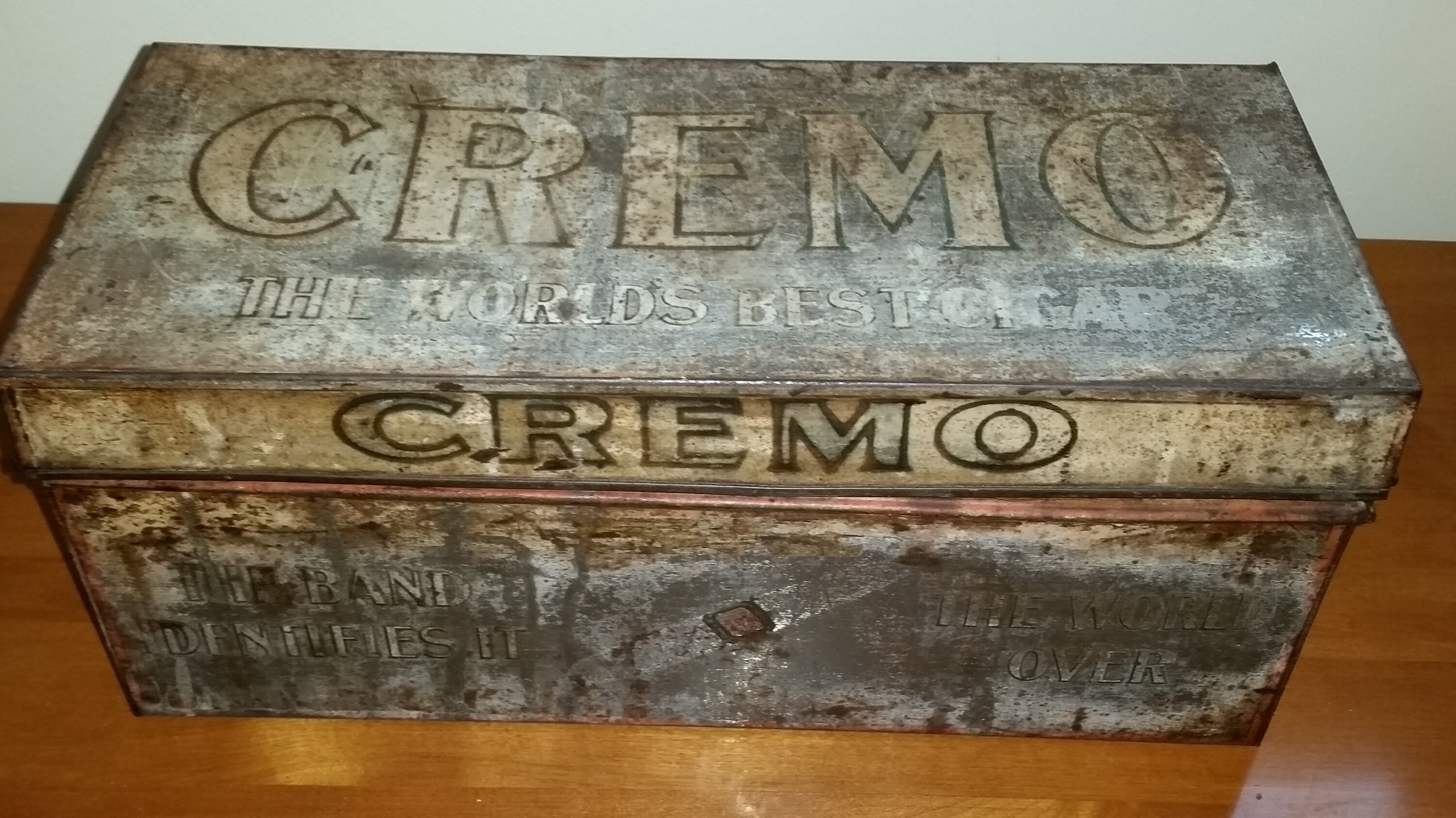 Cremo Tin Cigar Humidor Advertising Counter Display - Etsy