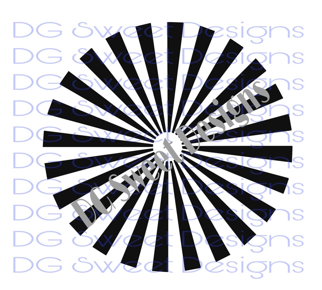 Sunburst Cookie Stencil DIGITAL FILE Cut Them Yourself - Etsy
