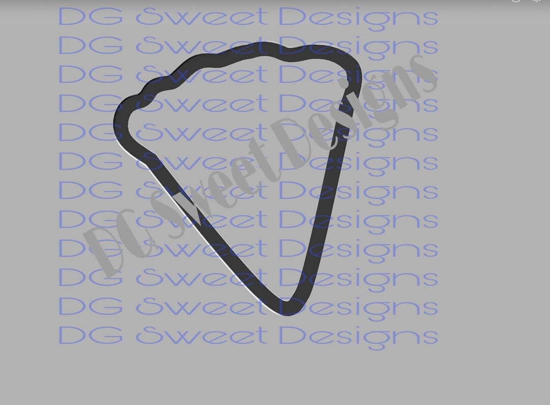 Pizza Slice Cookie Cutter 4 STL File for 3D Printing. - Etsy