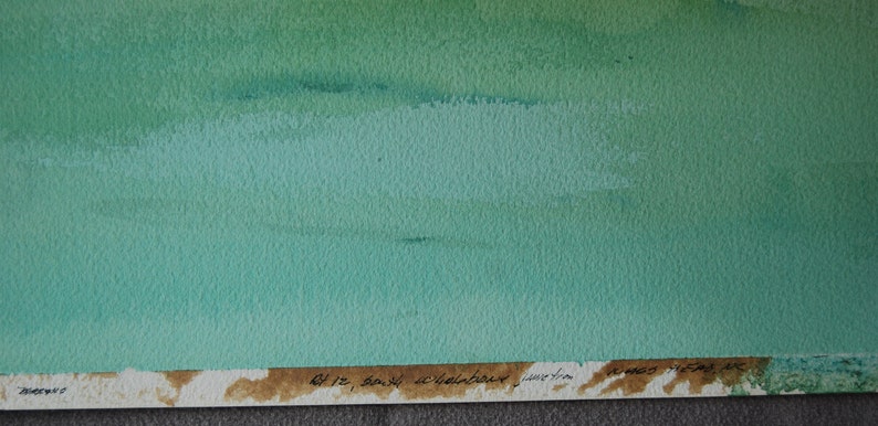 Nags Head, NC, Whalebone Junction, Watercolor, Coastal, Marsh,north ...