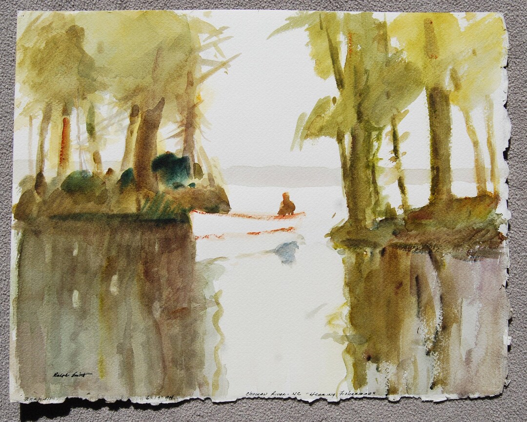 Chowan River, North Carolina, Landscape, Waterscape, Boat, Water, Trees ...