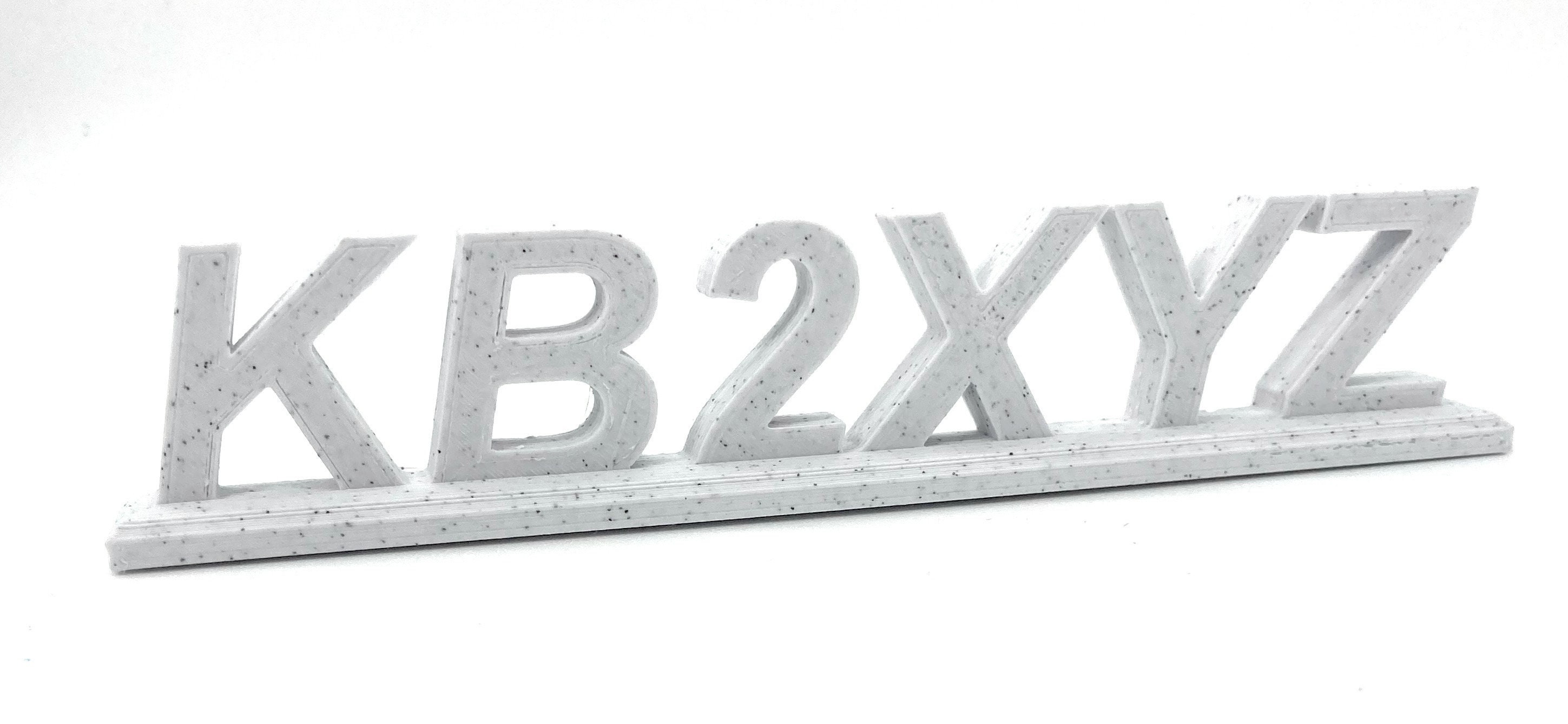 Amateur Radio or GMRS Call Sign Desk Plaque - Etsy