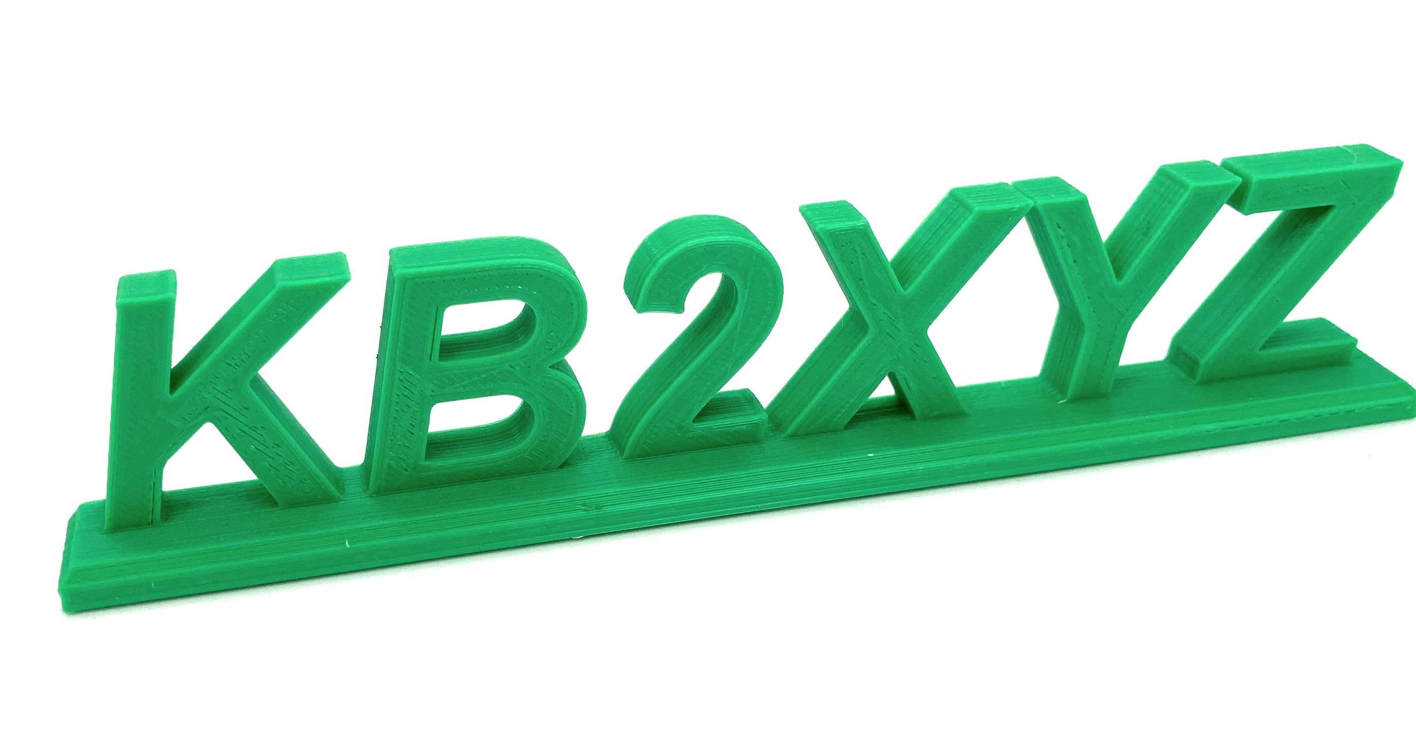 Amateur Radio or GMRS Call Sign Desk Plaque - Etsy