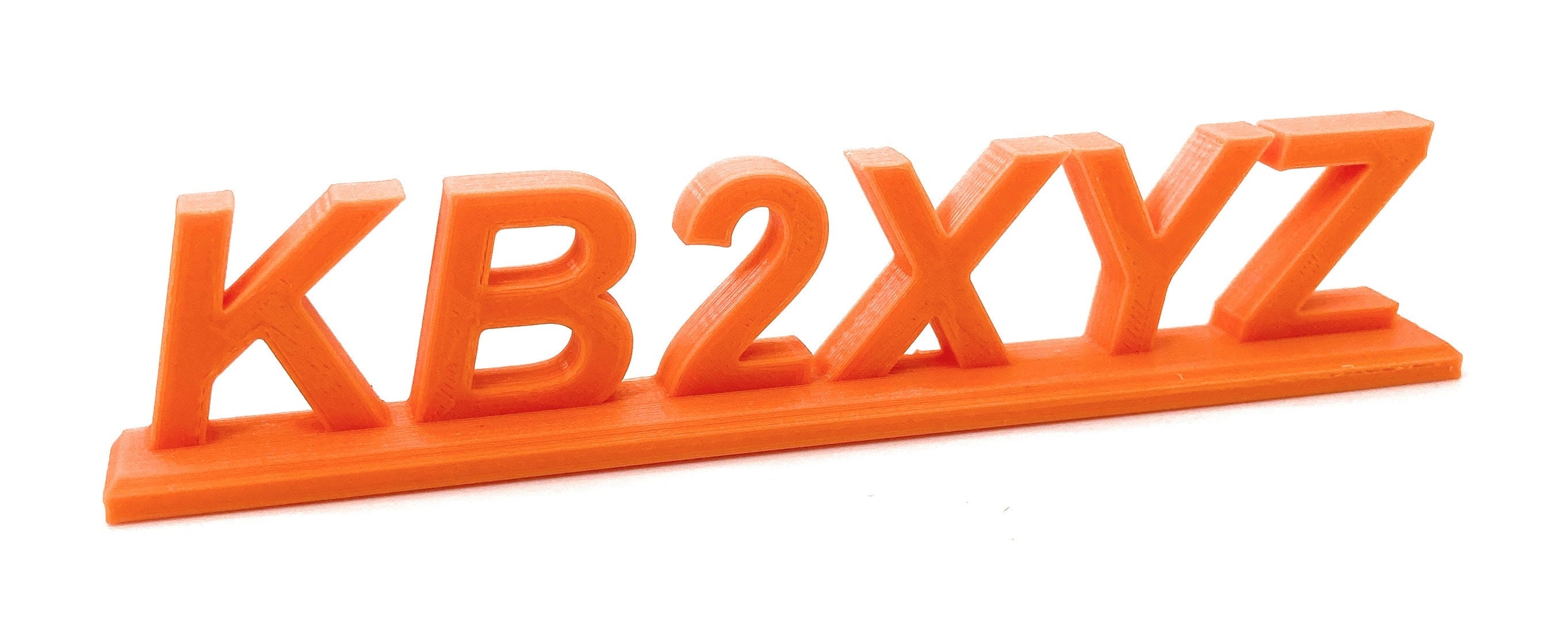 Amateur Radio or GMRS Call Sign Desk Plaque - Etsy