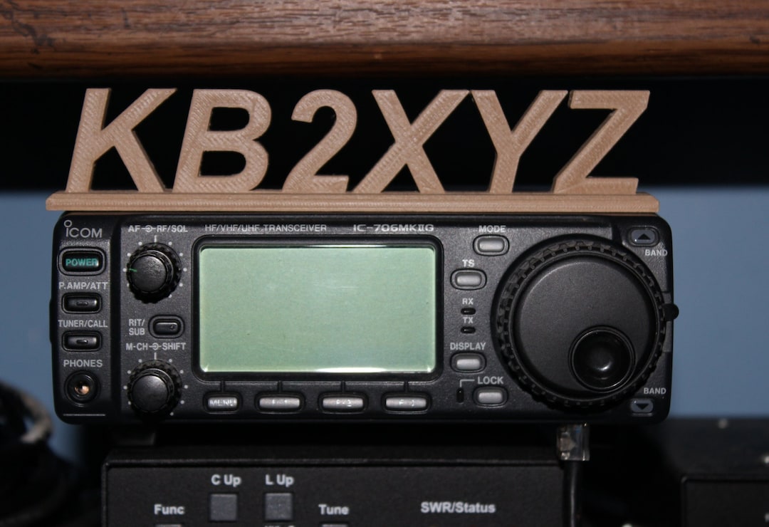 Amateur Radio or GMRS Call Sign Desk Plaque - Etsy Australia