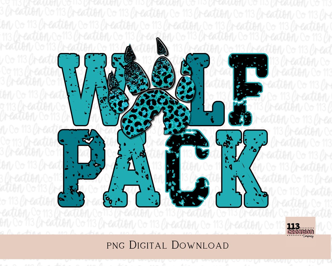 Wolfpack Game Day Pride PNG Team Sublimation School Spirit - Etsy