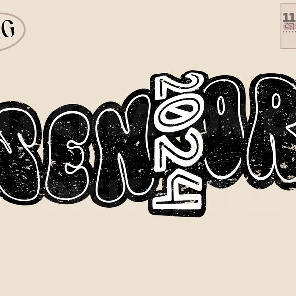 Senior Wavy Font - Etsy
