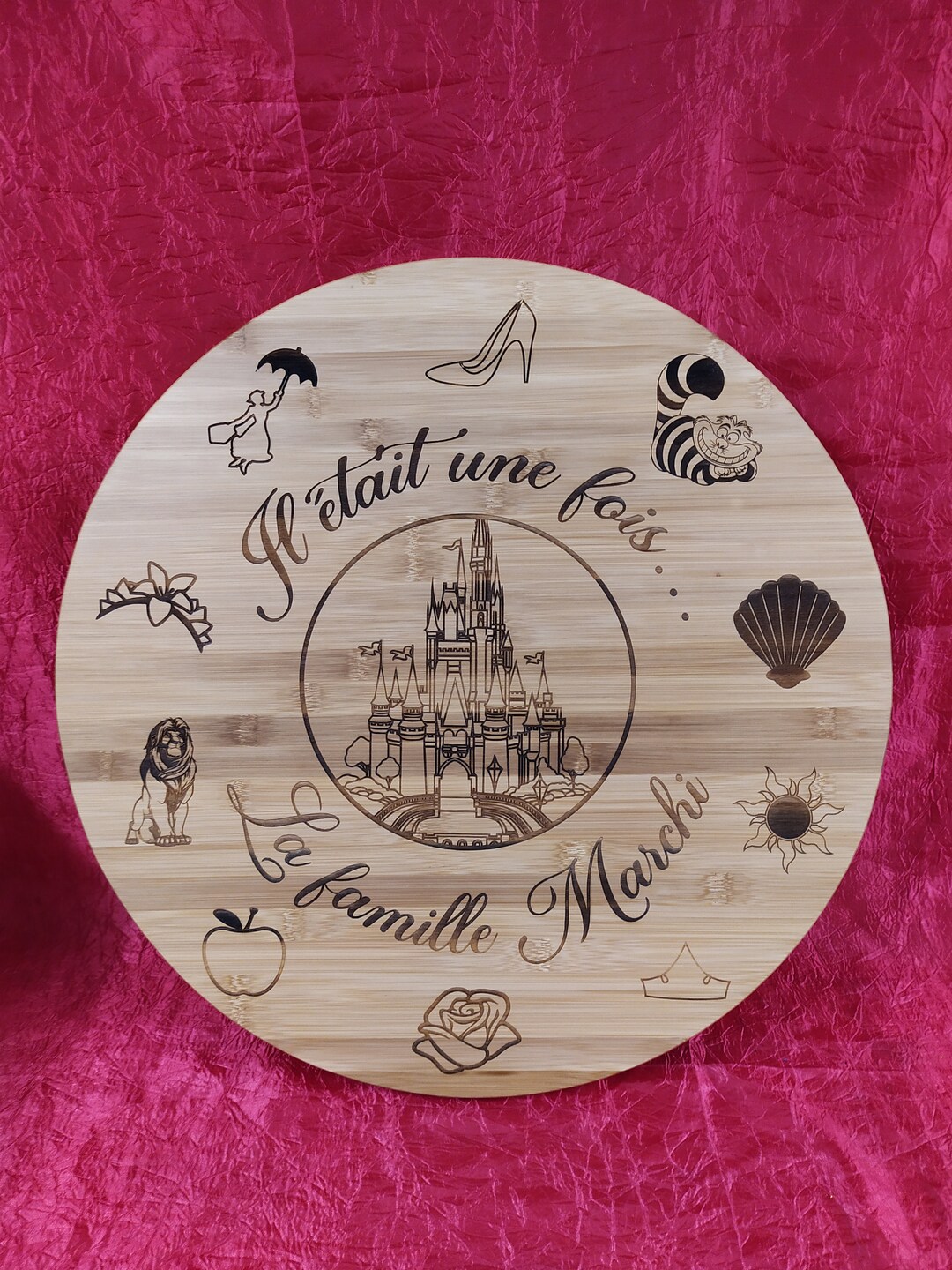 Personalized Disney Tray, Appetizer Tray, Christmas Gift, Birthday Gift ...