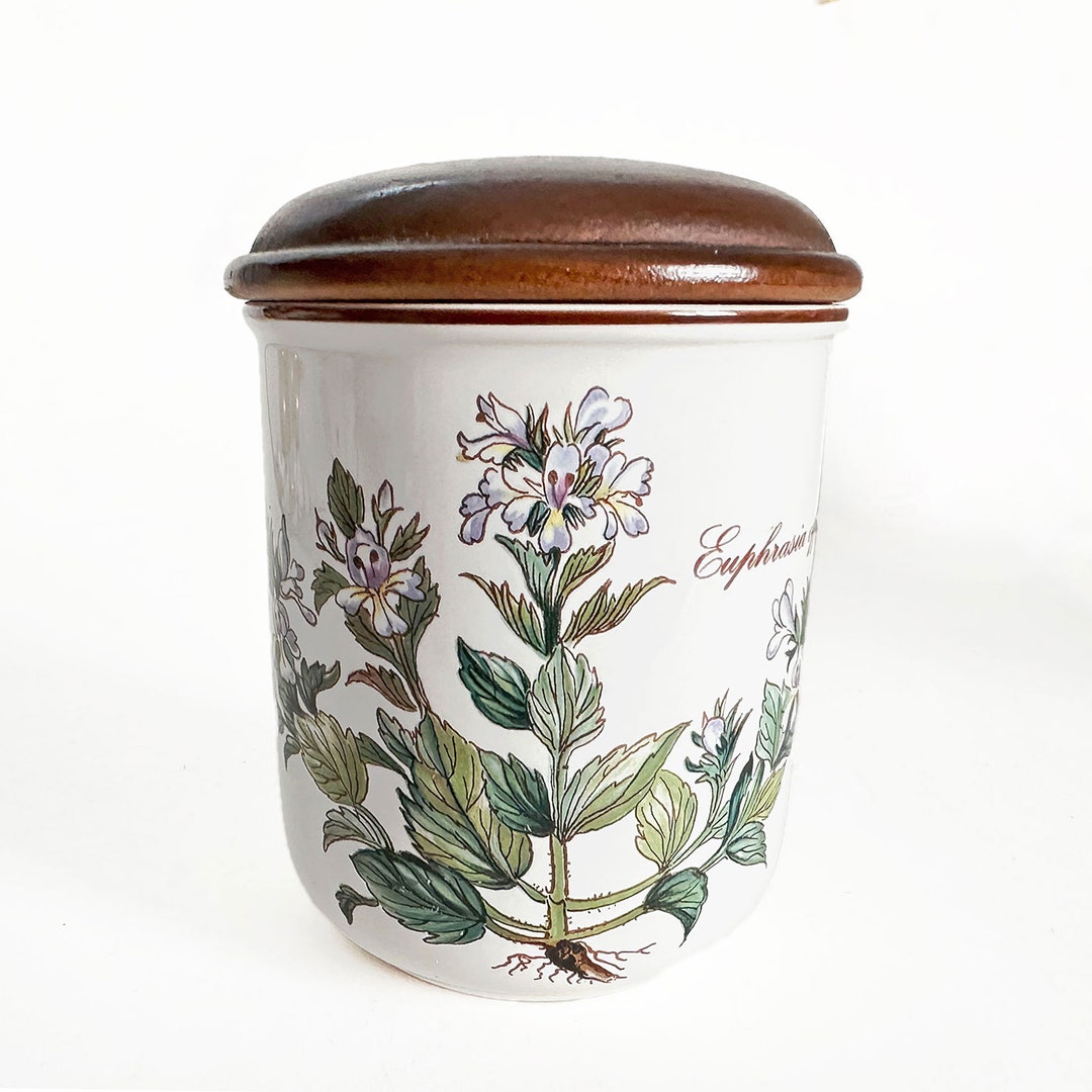 Villeroy & Boch Small Botanical Canister With Wood Lid Euphrasia ...
