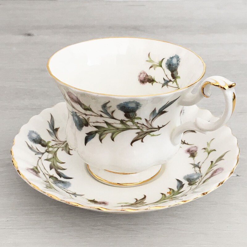 Thistle Tea Cup - Etsy