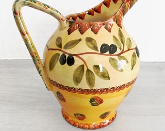 Italy Pitcher Vintage Ceramic - Etsy