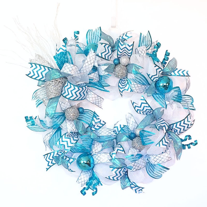 Turquoise Wreath - Etsy
