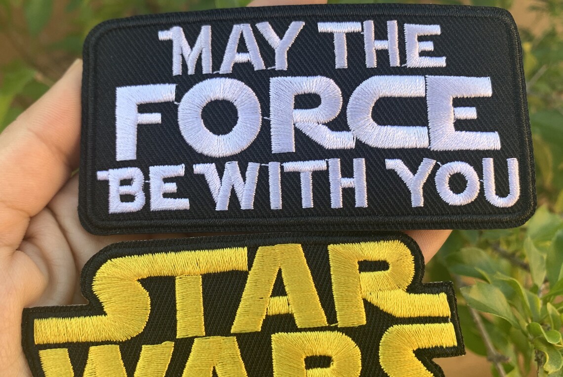 May the Force Be With Youmovie Patch Iron on Patch | Etsy