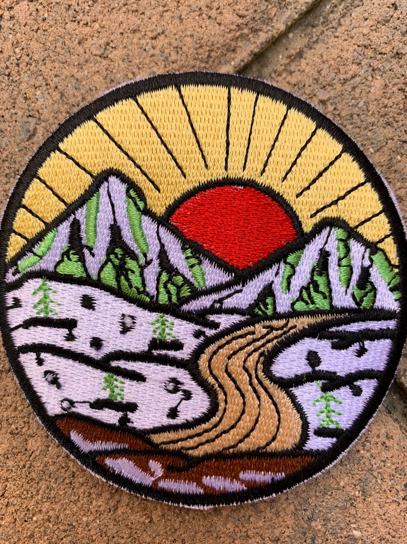 Sunrise Patch Adventure Wild Patch Outdoor View Patch - Etsy