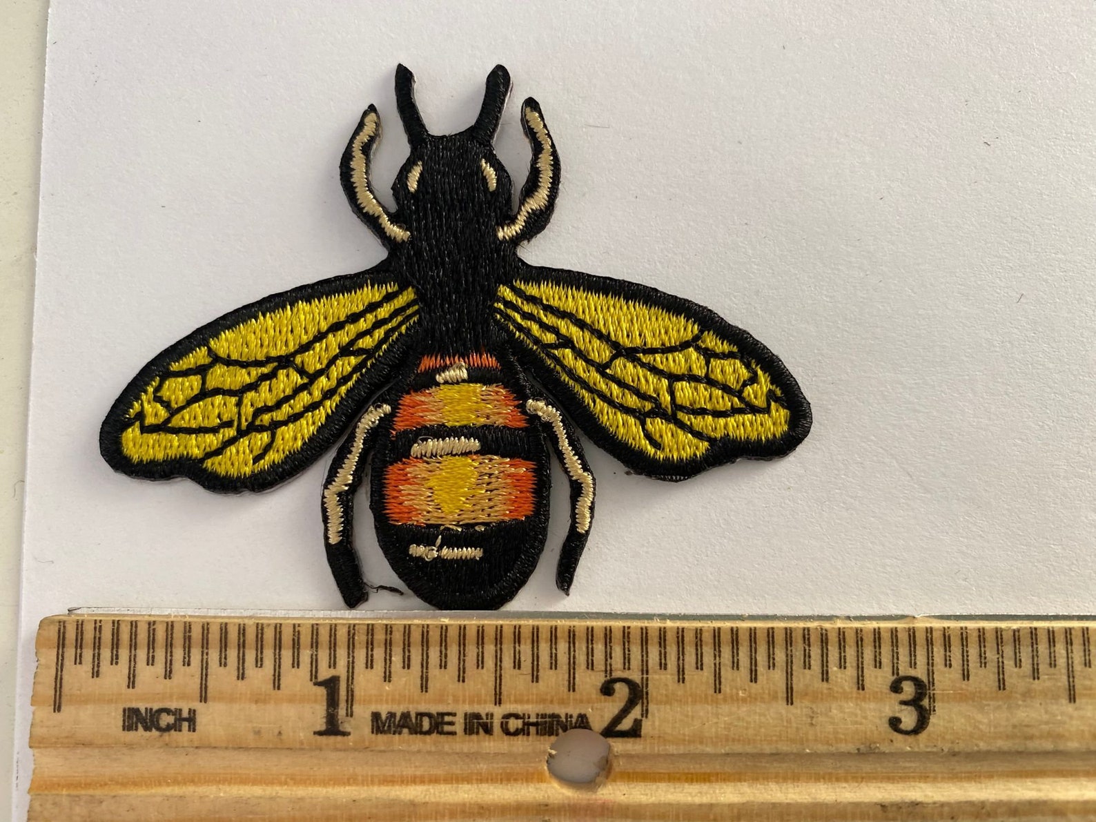 Golden Bees 2.8 Inch Patch Iron on Patch Wasp Patch | Etsy