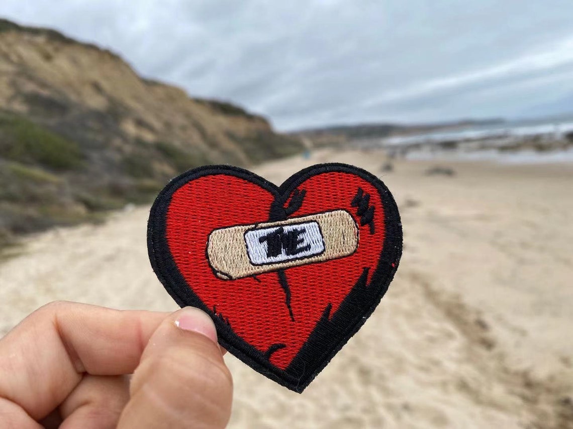 Iron on Patch Hearttime2.8 Inch Patch Iron on | Etsy