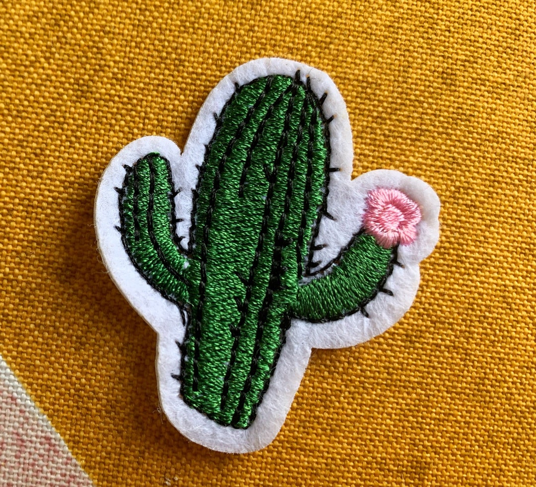 Face Mask Patch Mini Cactus 2 Inch Iron on Patch Cactus - Etsy