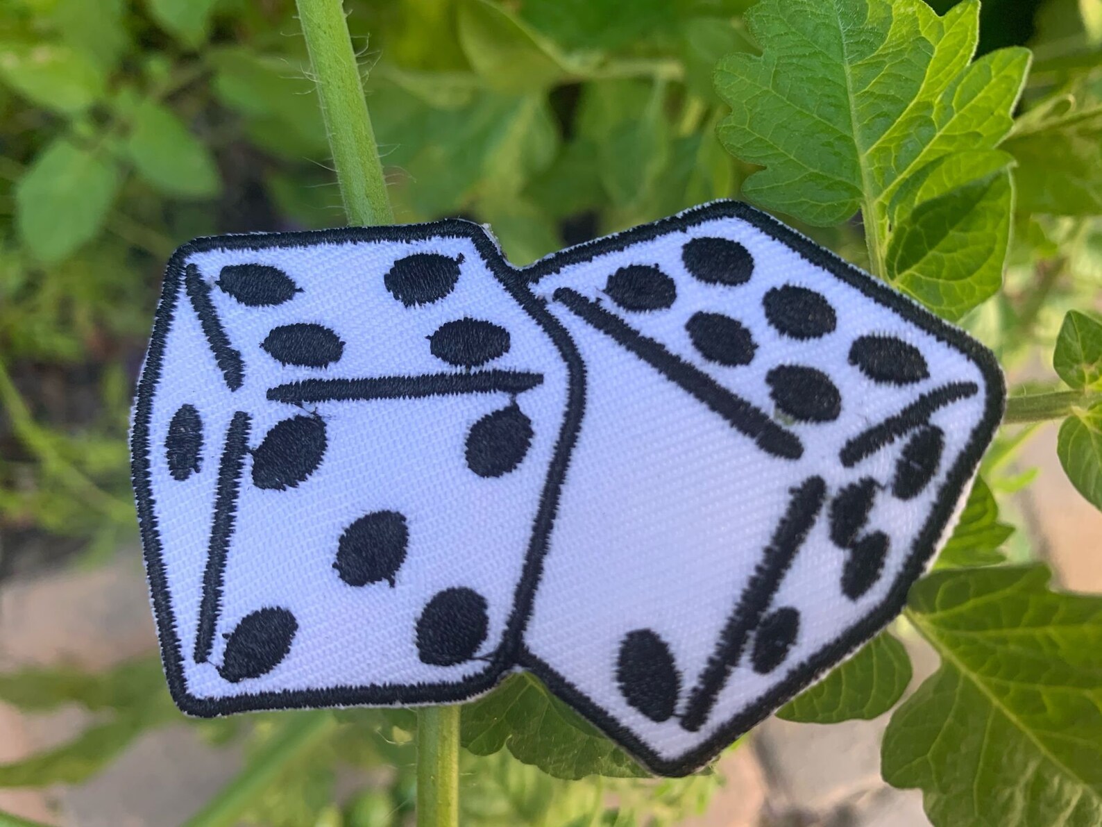 Patch Dice Dice Patch Iron on Patch Good Luck Dice - Etsy