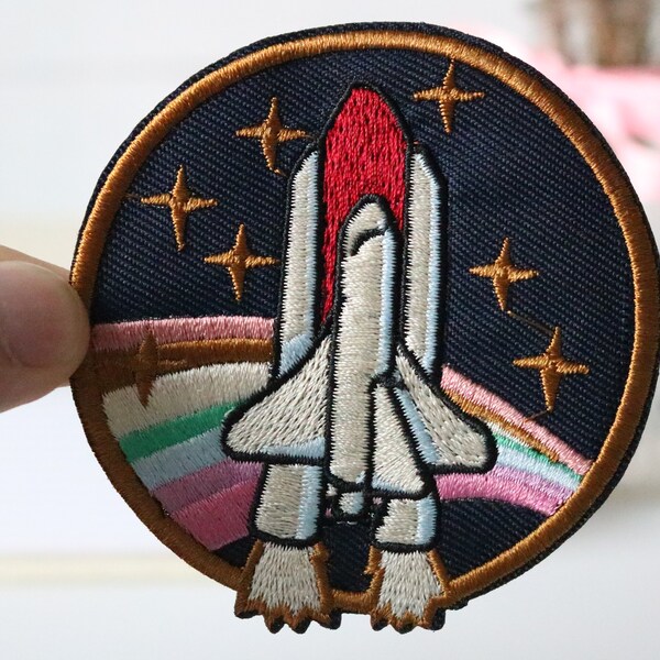 Spaceship Patch - Etsy