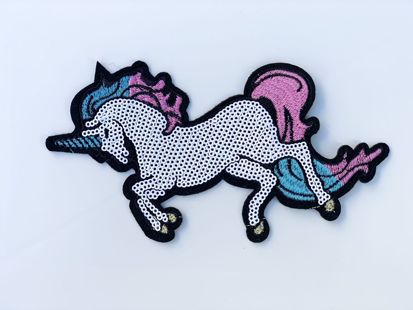 Big Unicorn Patch 6 Inch Iron on Patch Unicorn Girlsunicorn - Etsy