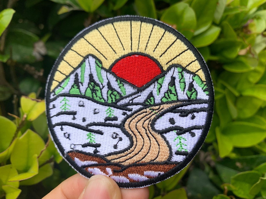 Sunrise, Patch, Adventure, Wild Patch, Outdoor View Patch, Iron on ...