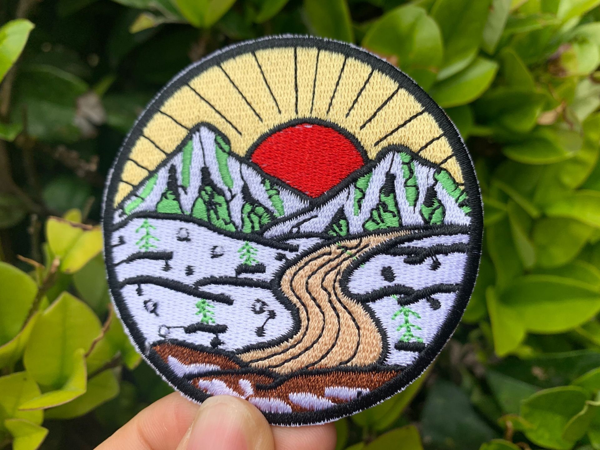 Sunrise Patch Adventure Wild Patch Outdoor View Patch - Etsy