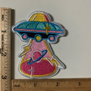 Spaceship Patch, UFO, Patch Space, Iron on Patch,space Patch, Embroidery Patch Sew on Patch ...