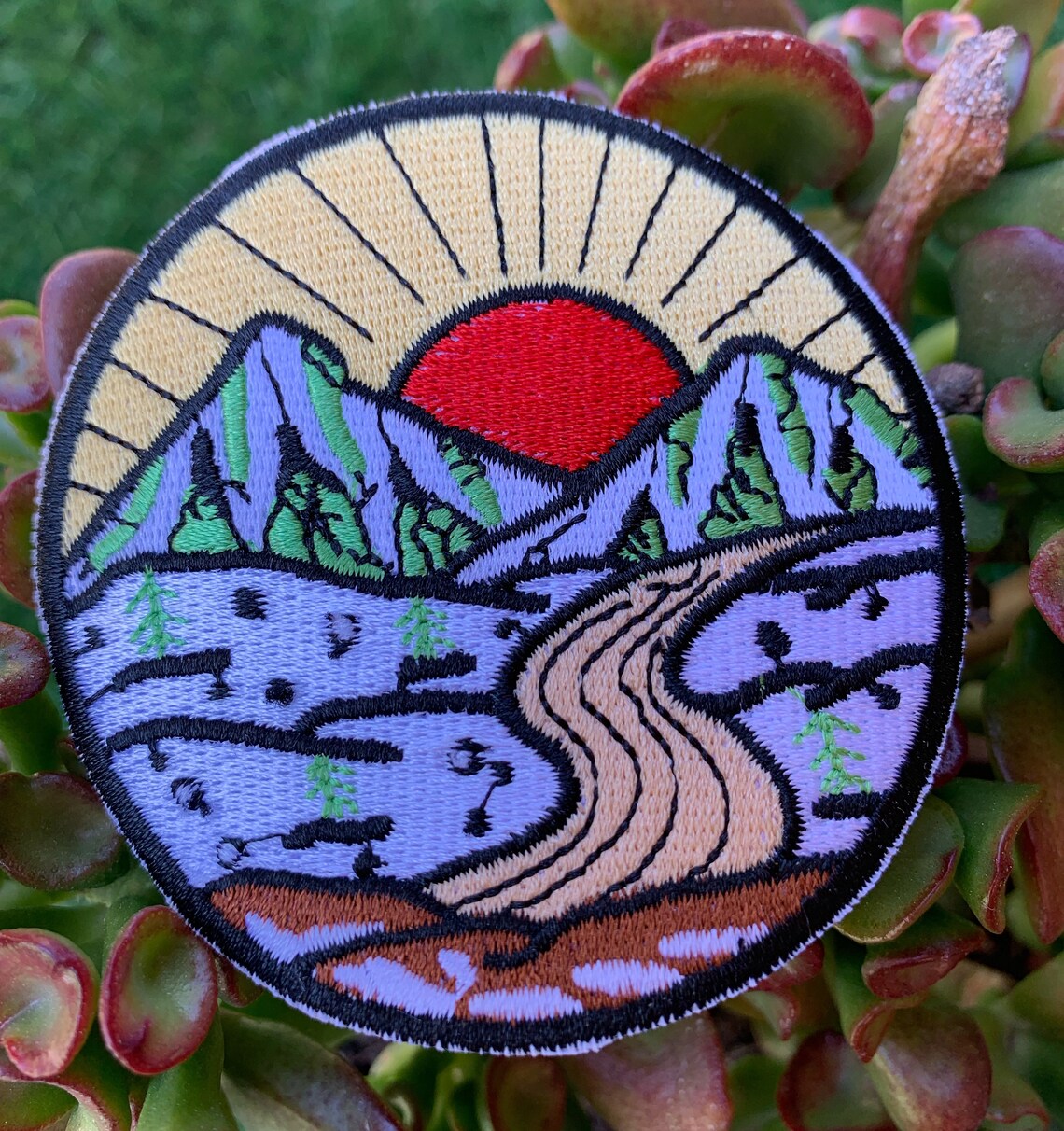Sunrise Patch Adventure Wild Patch Outdoor View Patch - Etsy