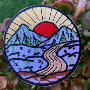 Sunrise, Patch, Adventure, Wild Patch, Outdoor View Patch, Iron on ...
