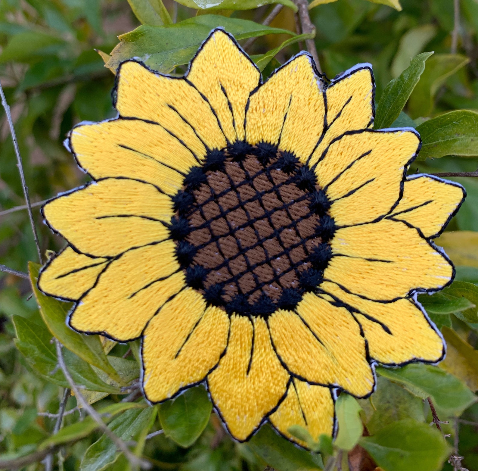 Sunflower Patch Iron on Patch 2.5 Inch Sew on Patch | Etsy