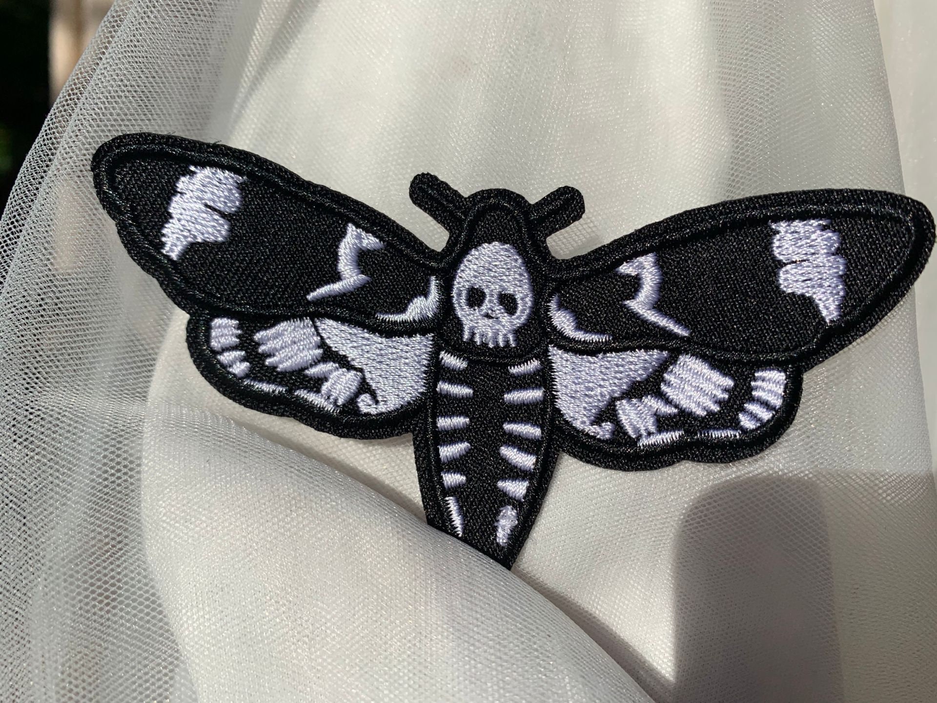 Death Moth Patch 4.5 Inch Iron on Patchembroidery Patch High | Etsy
