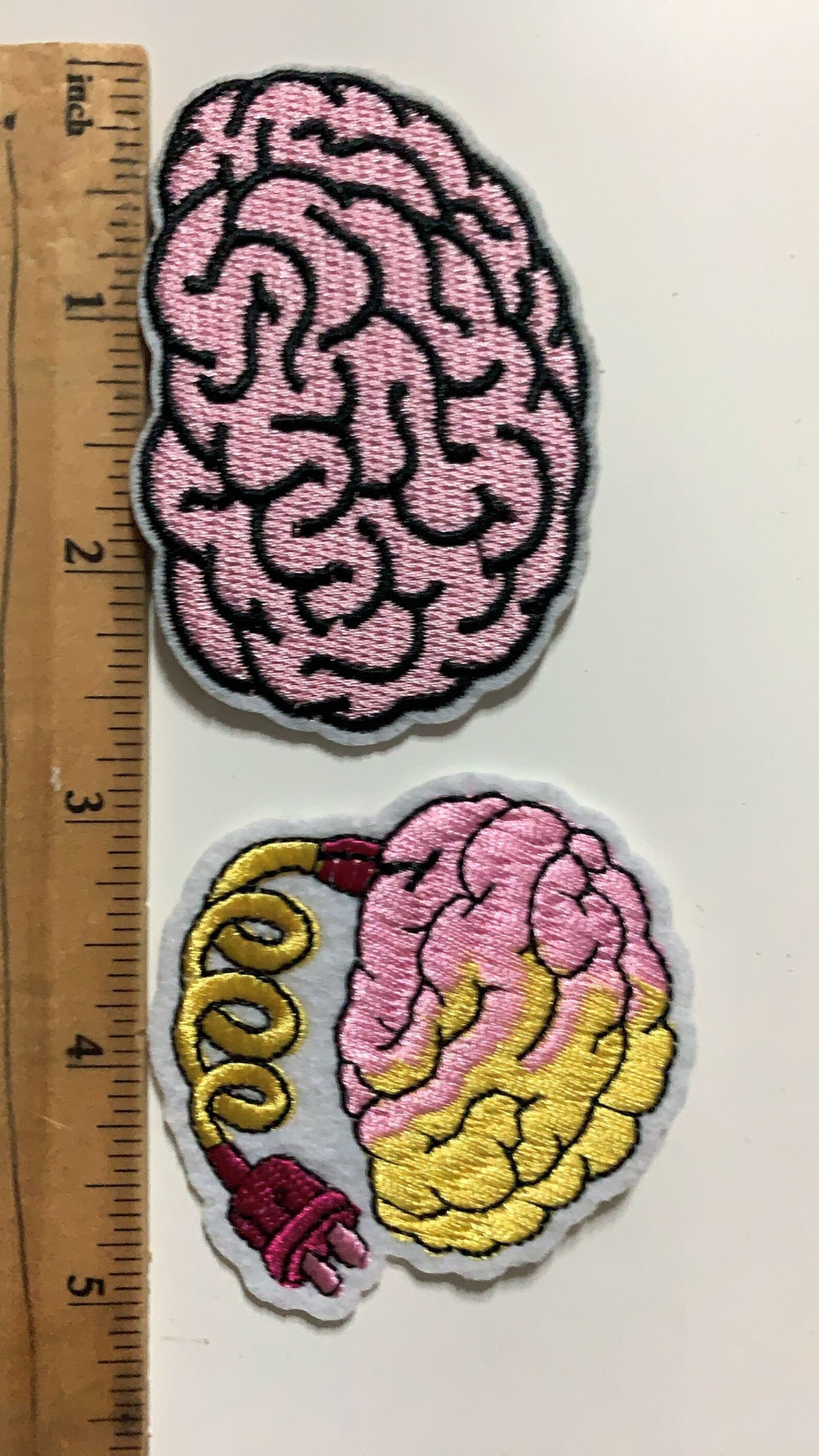 Brain Cerebrum Patch Iron on Patchfunny Embroidery Patch - Etsy